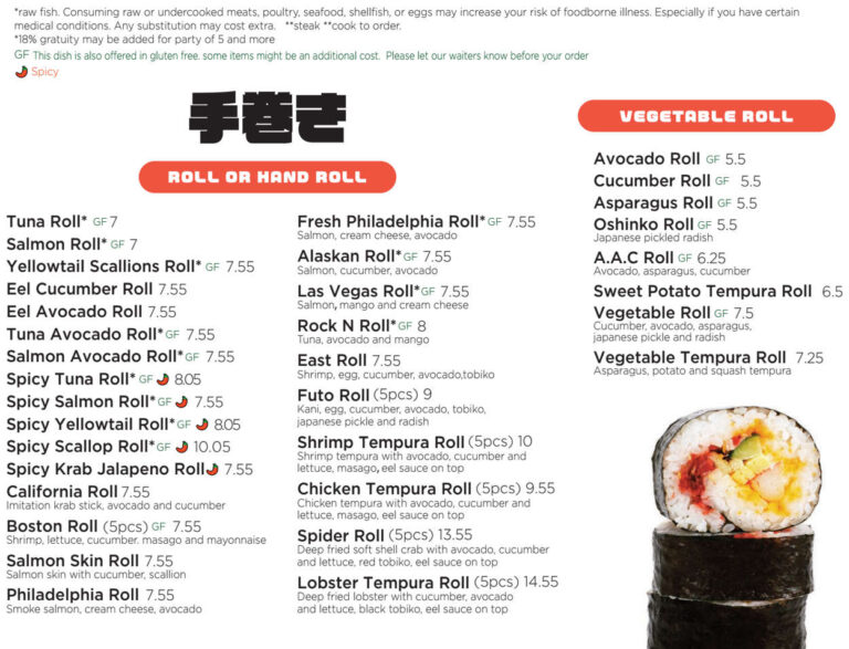 menu – Umi Sushi